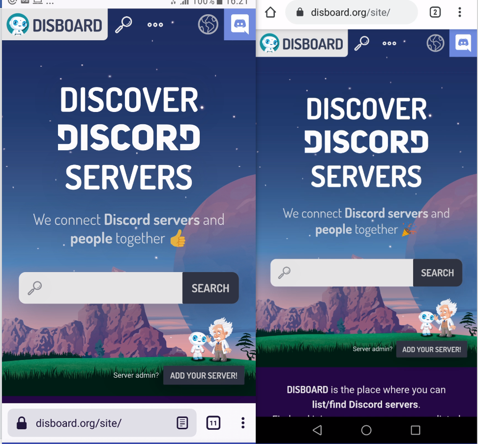 disboard.org - site is not usable · Issue #54692 · webcompat/web-bugs ...