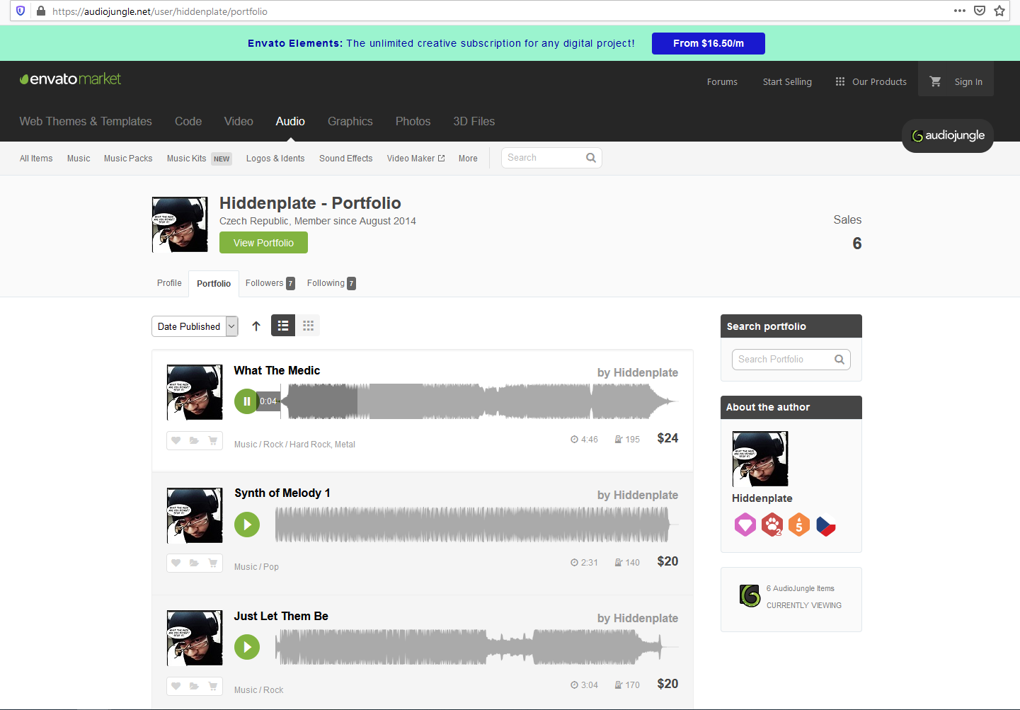 audiojungle.net - video or audio doesn't play · Issue #55508 · webcompat/web-bugs · GitHub