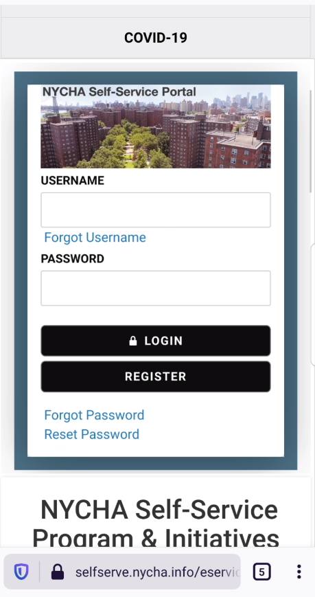 selfserve.nycha.info - site is not usable · Issue #58879 · webcompat ...
