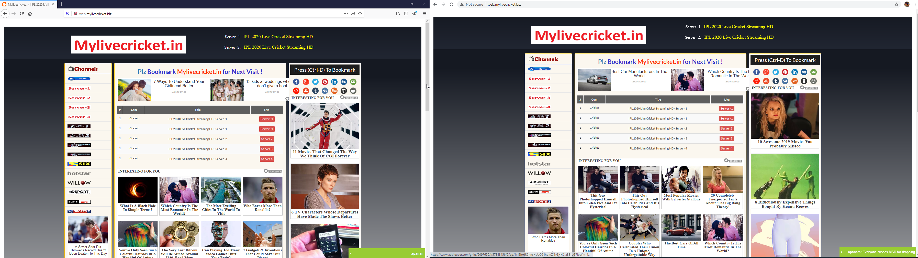 web.mylivecricket.biz - design is broken · Issue #59765 · webcompat/web-bugs · GitHub