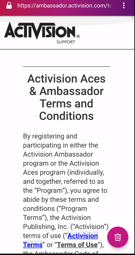 ambassador.activision.com - site is not usable · Issue #60653 ...