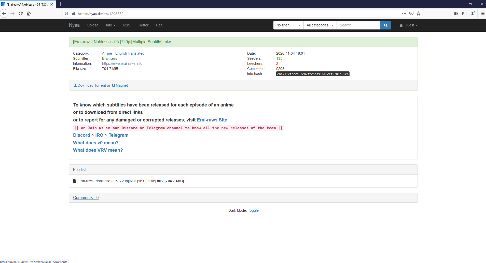 nyaa.si - site is not usable · Issue #62102 · webcompat/web-bugs · GitHub