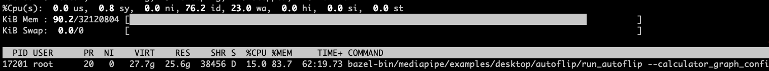 Autoflip: MacOS, Ubuntu and Centos 7 have different memory consumption. · Issue #697 · google-ai ...