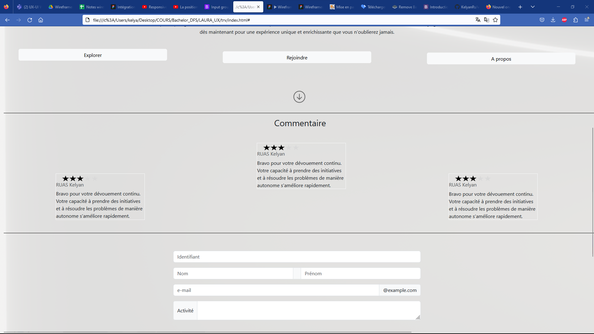 GitHub - KelyanRs/wireframes: Je n'est pas eu le temps de finir j'ai fait tout ce que je pouvais ...