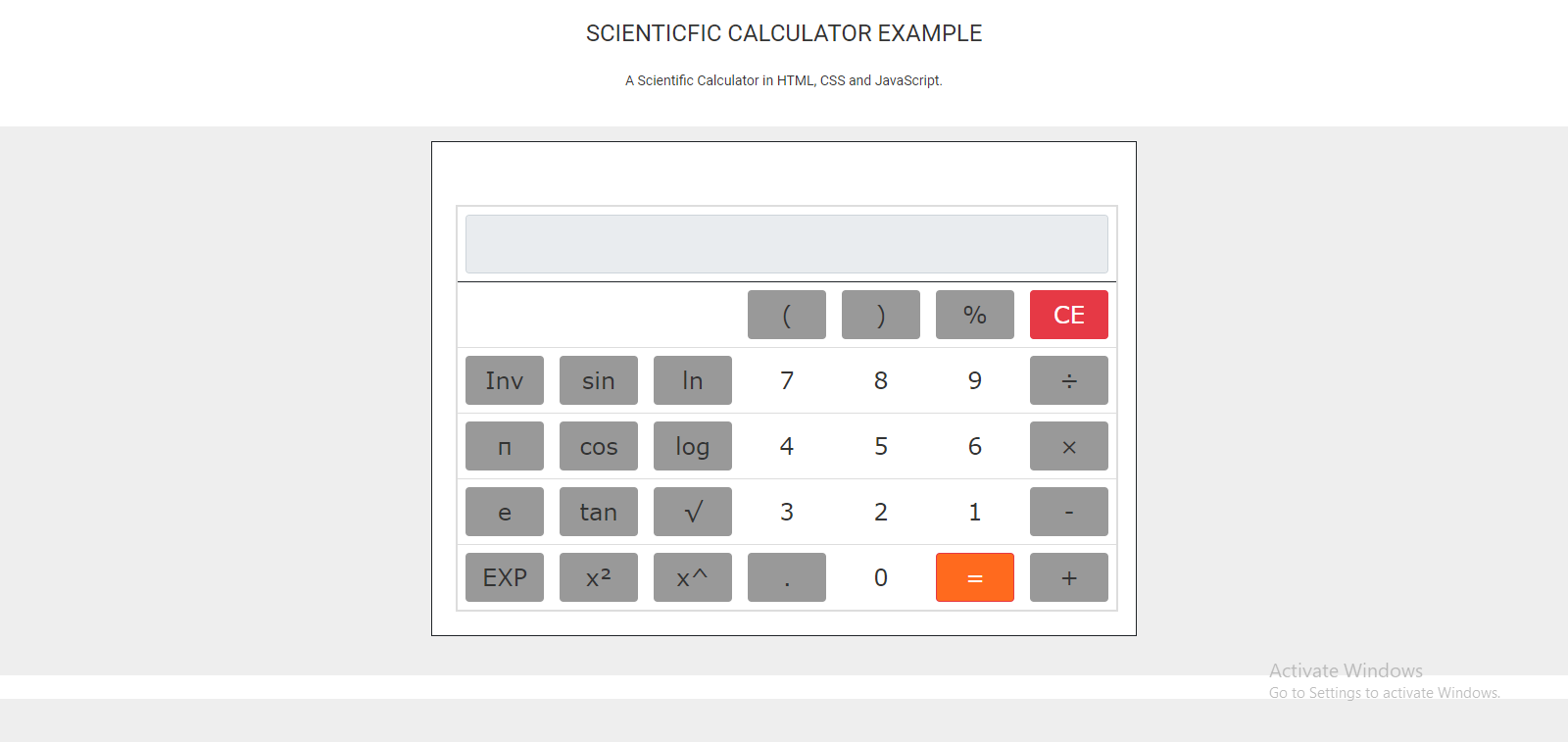 Github Nandhakumarrnkjavascript Scientific Calculator