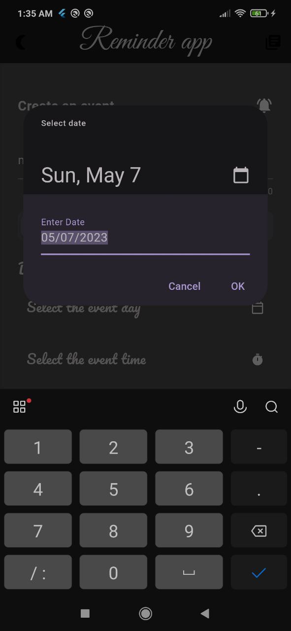 GitHub - KishanGaudani/reminder_app