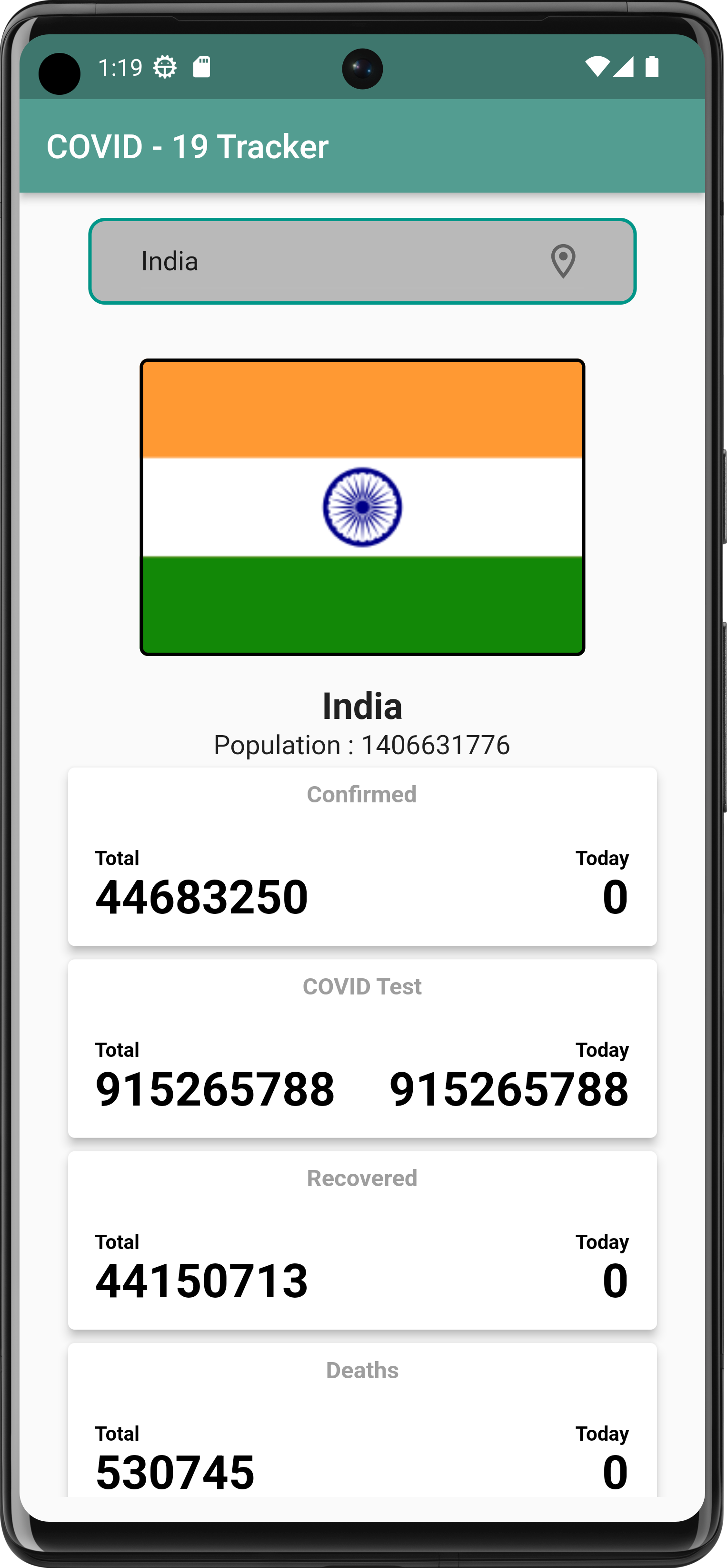 GitHub - HarshilAslaliya/COVID-19-App