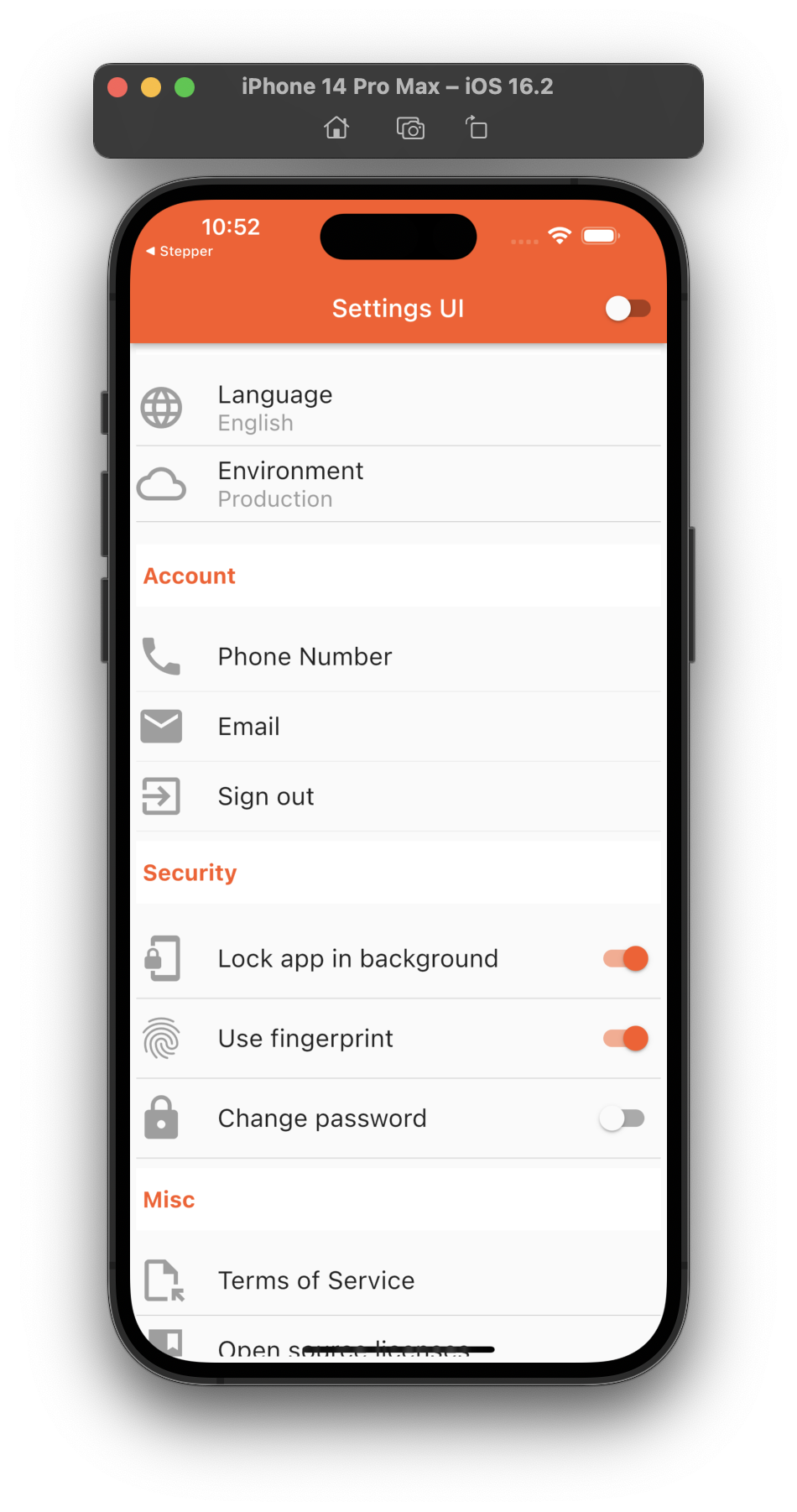 GitHub - AkashDungrani/setting_ui
