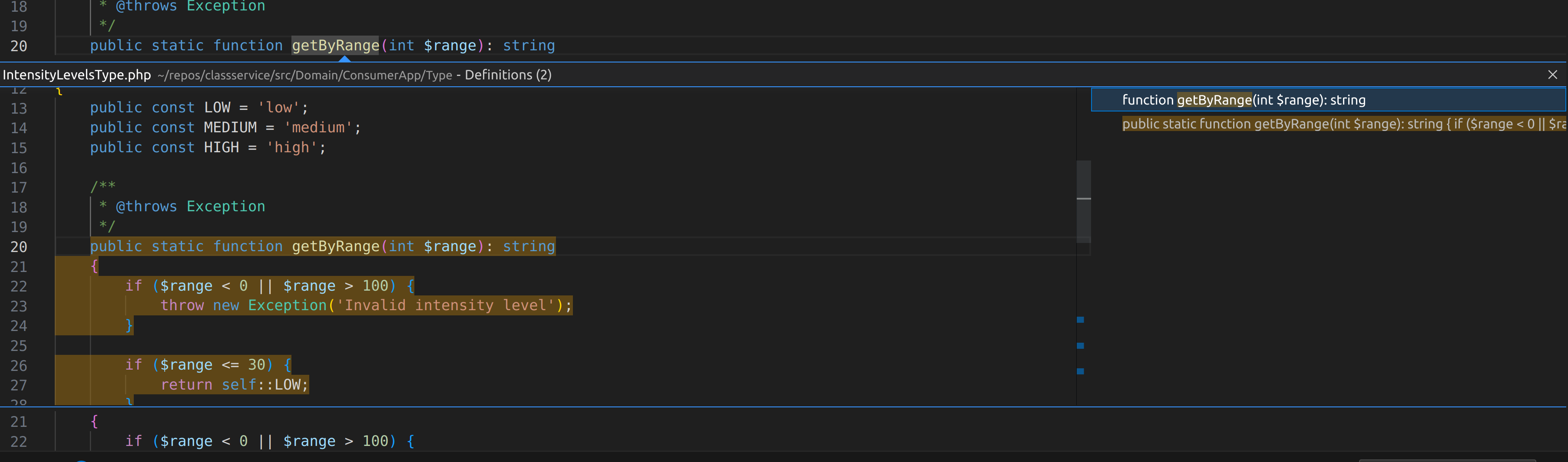 Implementation is detected twice in "Go to definition" · Issue #192204 · microsoft/vscode · GitHub