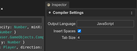 Use Spaces For Indentation · Issue #65 · PhaserEditor2D/PhaserEditor2D-v3 · GitHub