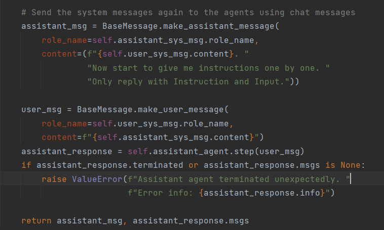 [BUG] chat_agent update message · Issue #298 · camel-ai/camel · GitHub