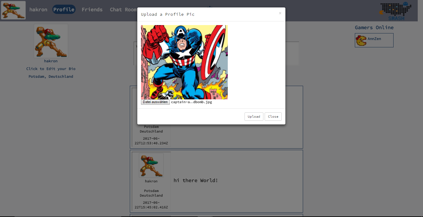 GitHub - hakron/Gamers-community: Final Project
