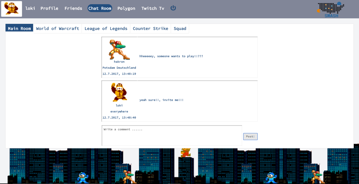 GitHub - hakron/Gamers-community: Final Project