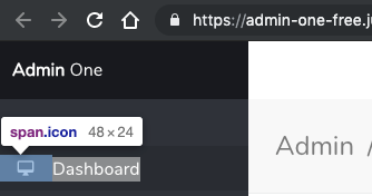 Icons seem out of alignment? · Issue #2 · vikdiesel/admin-one-vue-bulma ...