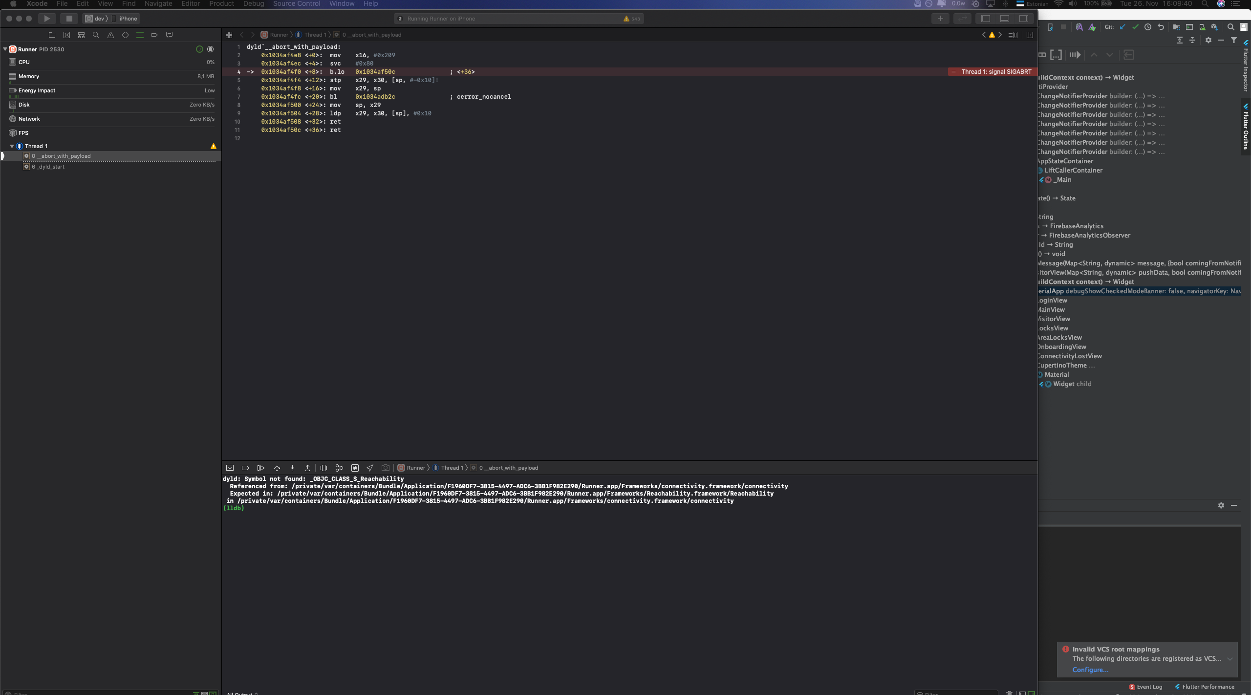 Conflicts Of Library For Reachability In Ios · Issue 42707 · Flutterflutter · Github