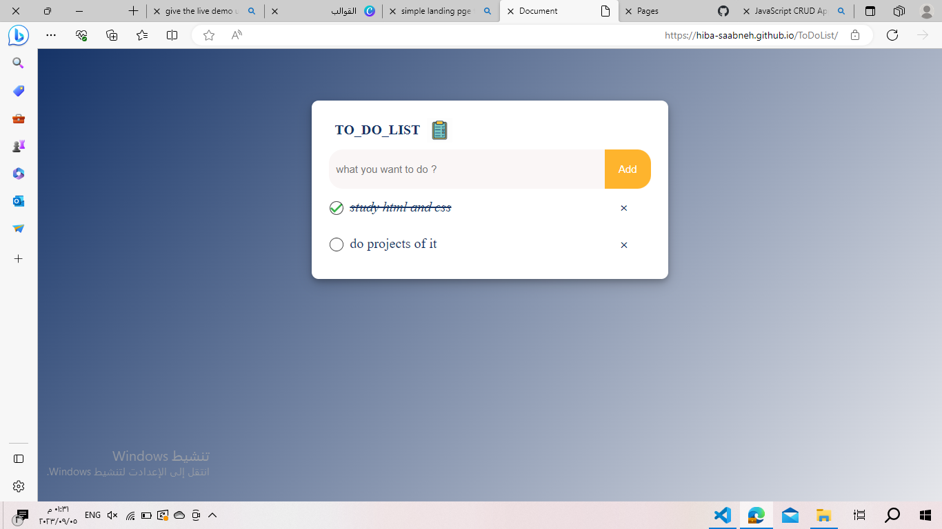 GitHub - Hiba-Saabneh/ToDoList
