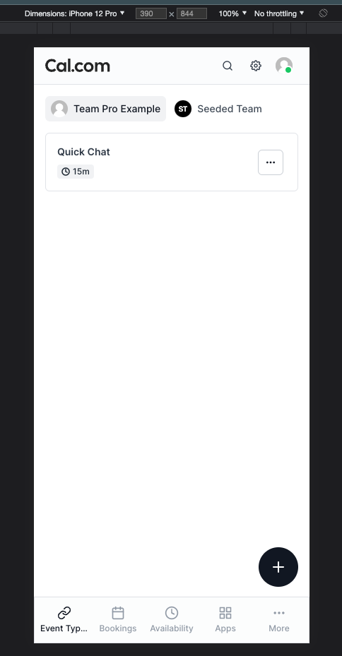 [cal 1336] Mobile Menu Position Is Broken · Issue 7942 · Calcom · Github