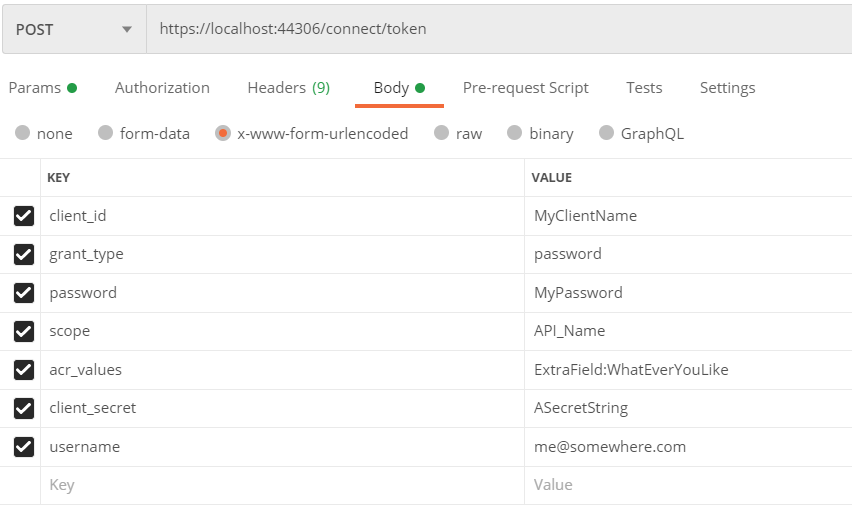 Token Endpoint, Password Grant. How do I check acr_values? · Issue #4698 · DuendeArchive ...