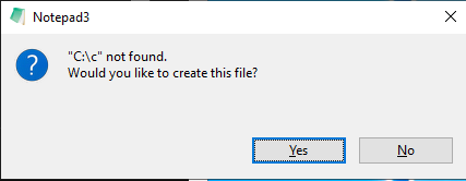 Starting the Application with /c to open up with the clipboard content ...