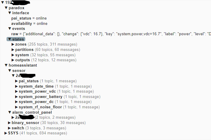according to log addons starts and loads, but no entity. · Issue #339 · ParadoxAlarmInterface ...