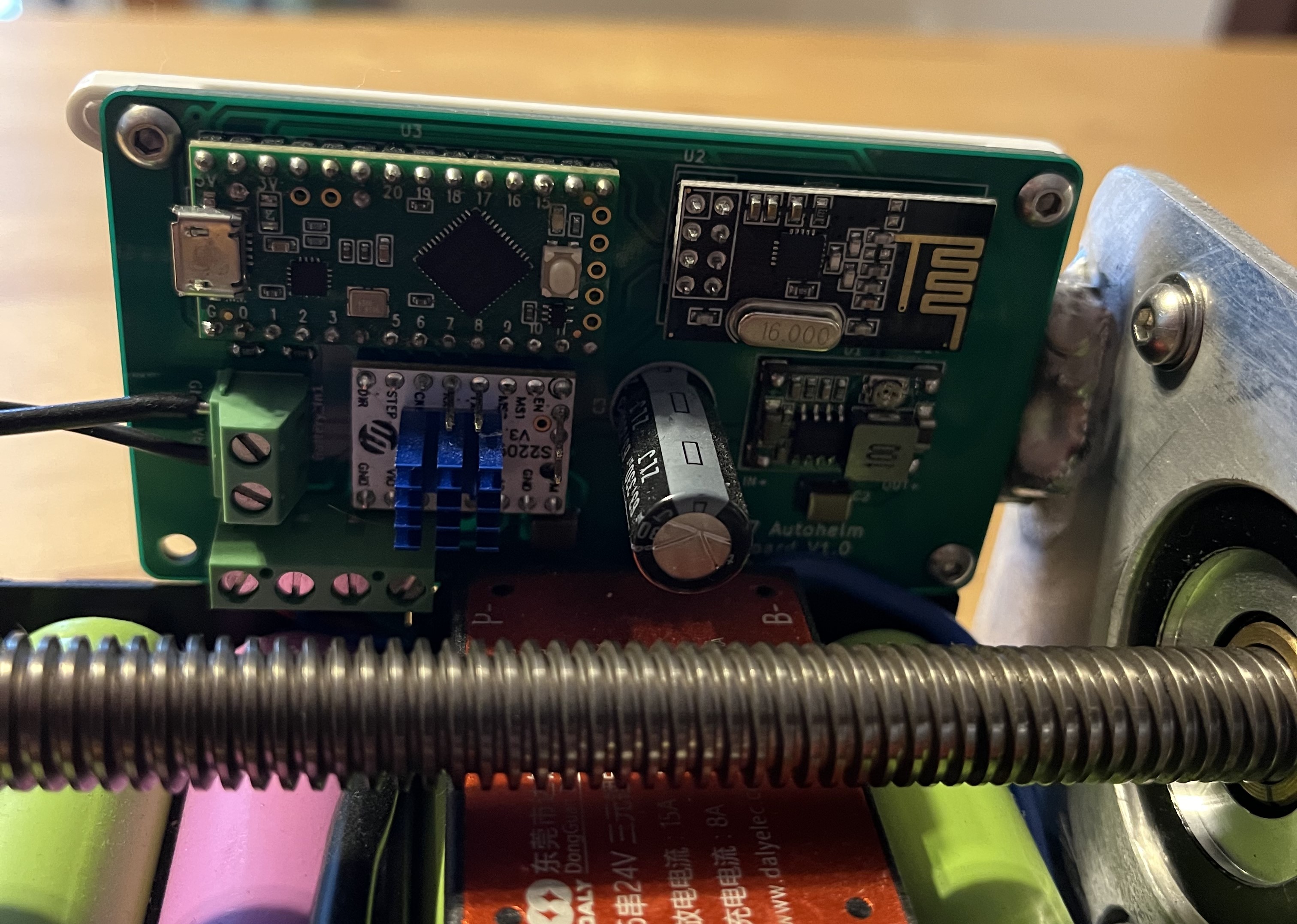 GitHub - seandonker/Farr727-Autohelm: Tiller push/pull based autohelm ...