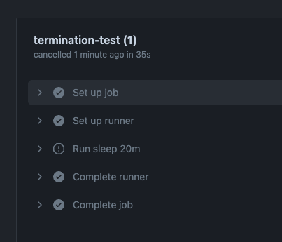 Post job hook is not triggered when Runner is shutdown · Issue #2595 · actions/runner · GitHub