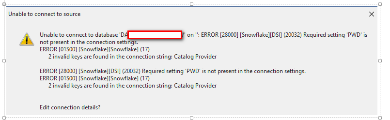 snowflake connectivity Update Table Schema or Sourcing new tables ...