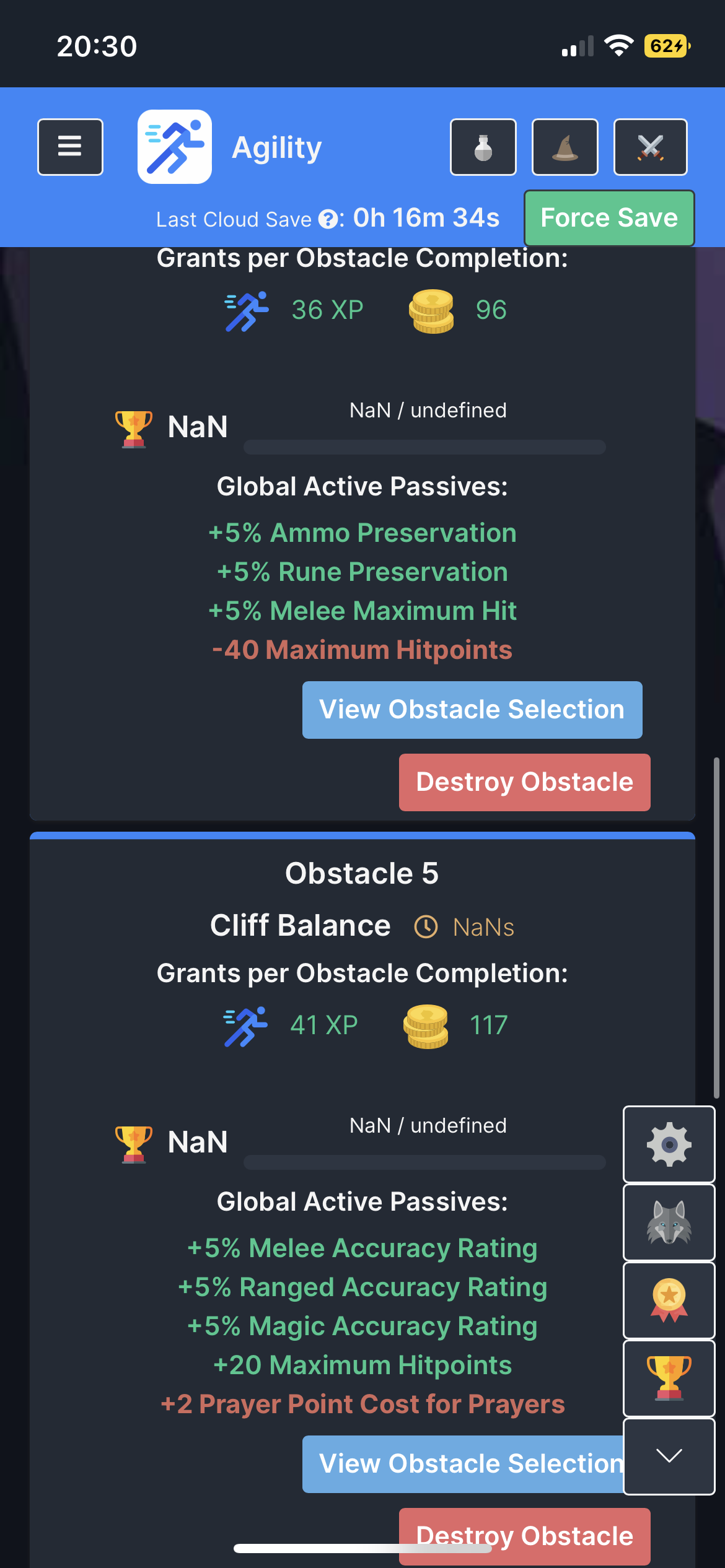 [Bug]: Agility bug · Issue #3137 · MelvorIdle/melvoridle.github.io · GitHub