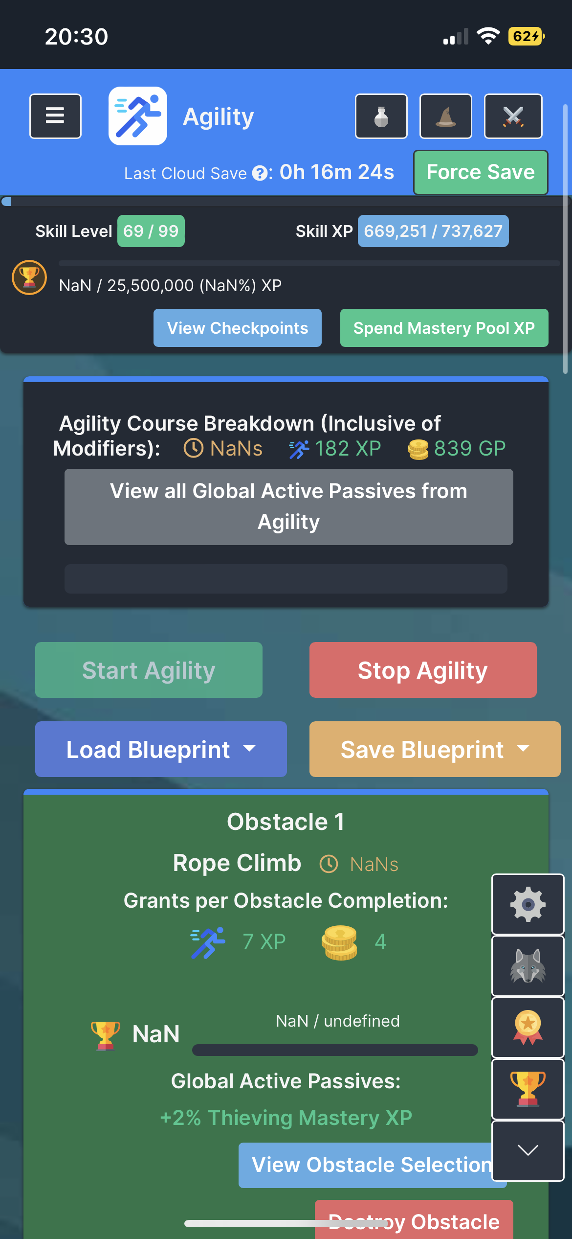 [Bug]: Agility bug · Issue #3137 · MelvorIdle/melvoridle.github.io · GitHub