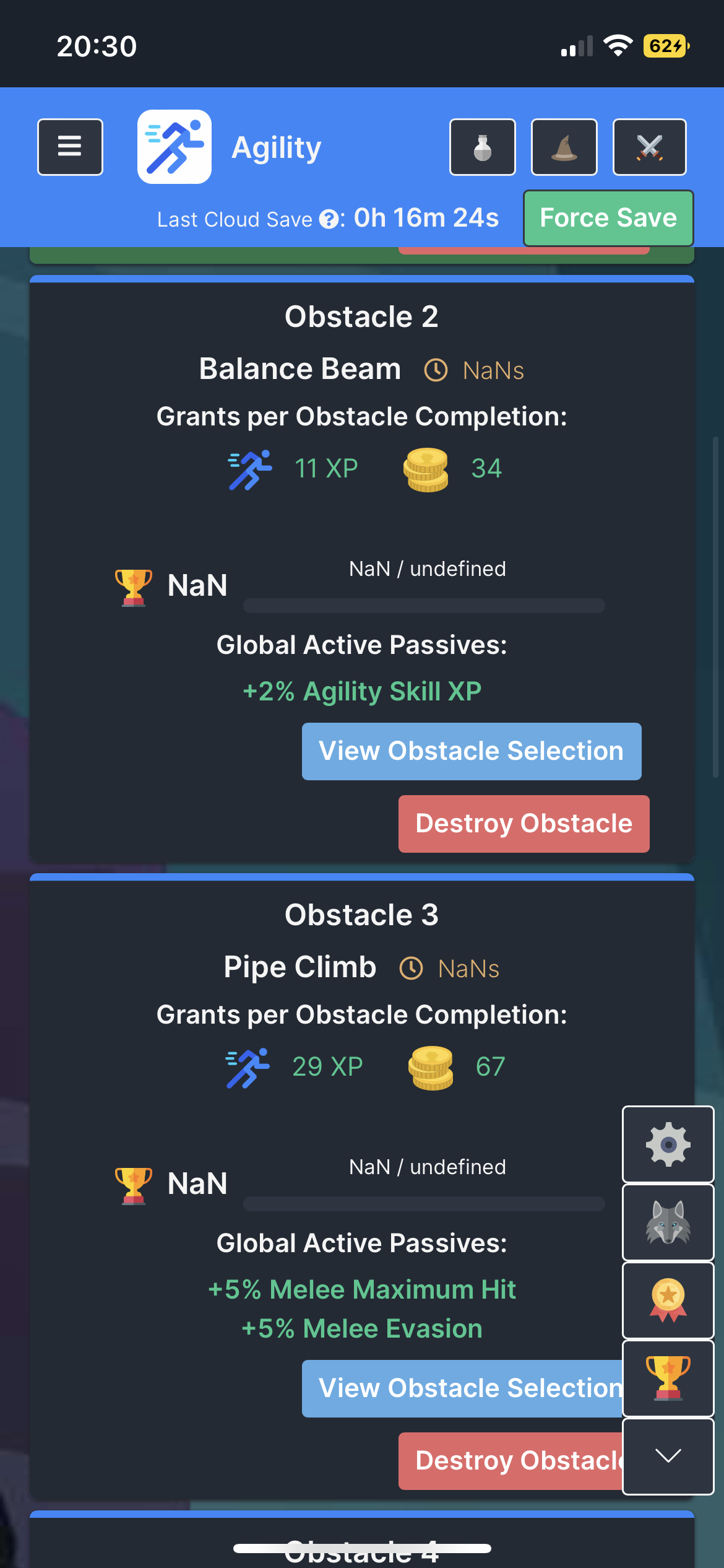 [Bug]: Agility bug · Issue #3137 · MelvorIdle/melvoridle.github.io · GitHub
