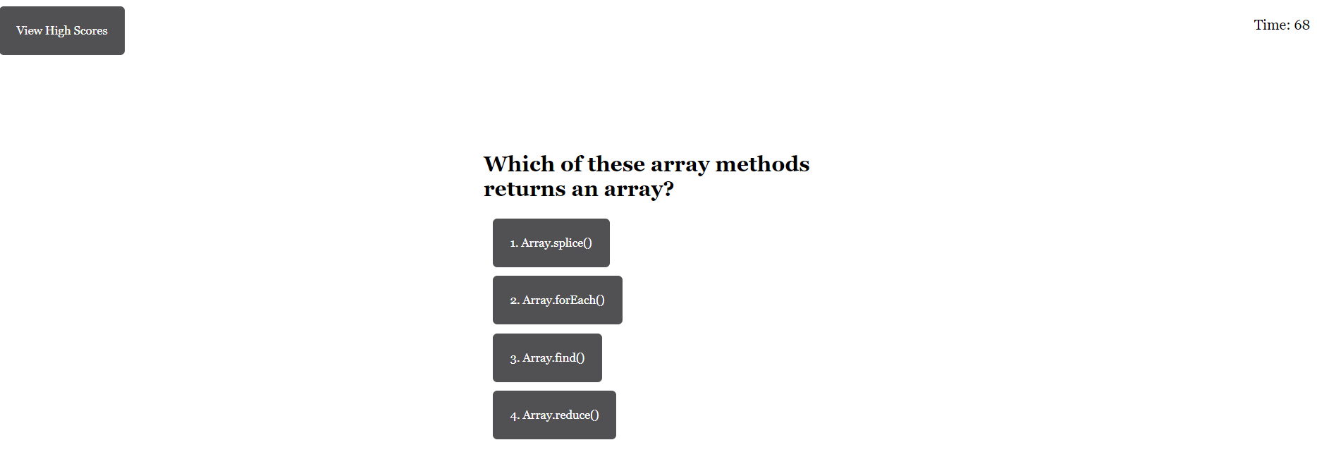 Github Sukhsingh96javascript Timed Quiz