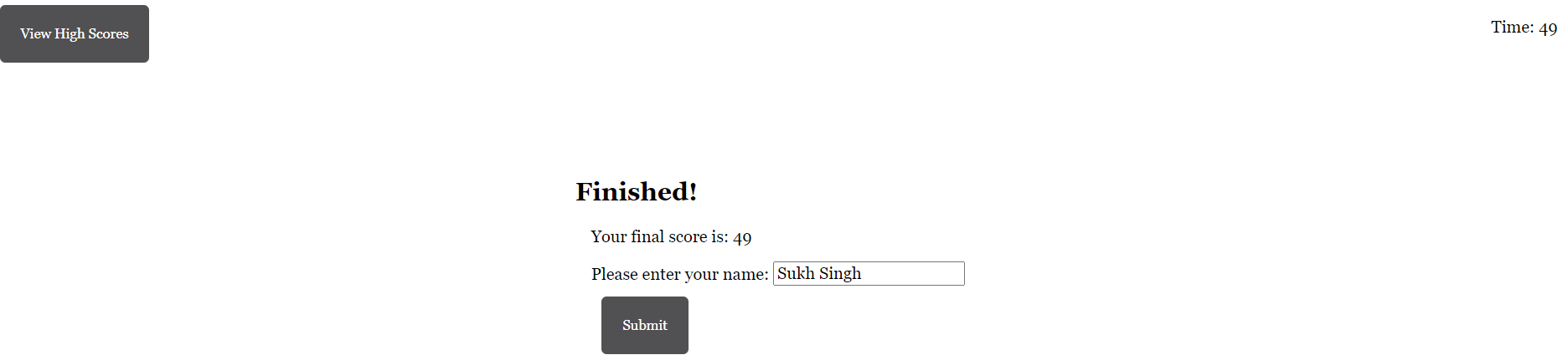 GitHub - SukhSingh96/javascript-timed-quiz