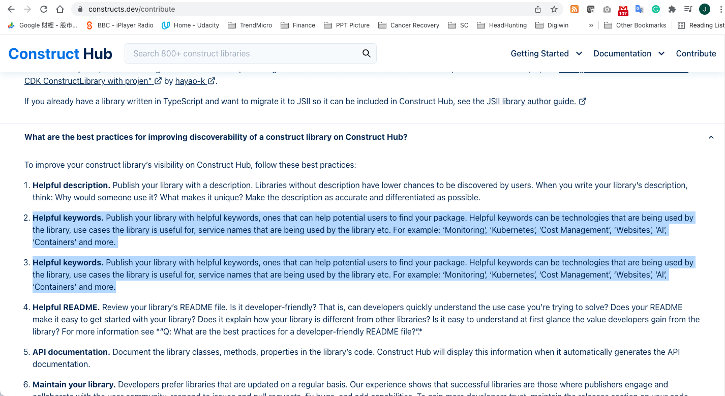Typo on https://constructs.dev/contribute · Issue #813 · cdklabs/construct-hub-webapp · GitHub