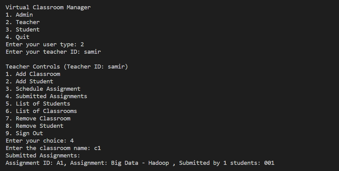 GitHub - MeetHedapara79/Educational_Initiatives-Task: Virtual Classroom Manager is a Python ...
