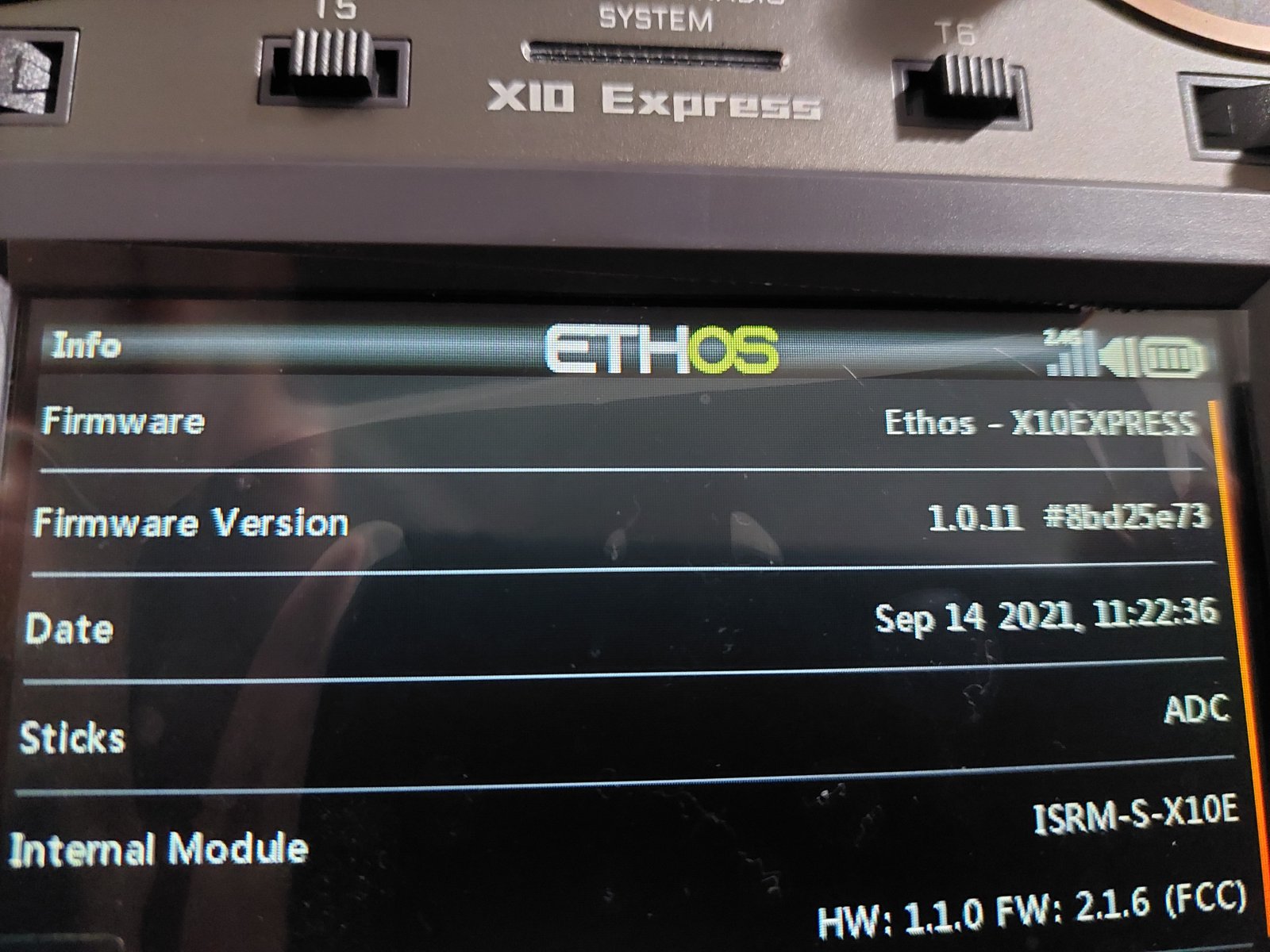 Horus X10 Express ethos bootloader update issue · Issue #2293 · FrSkyRC/ETHOS-Feedback-Community ...