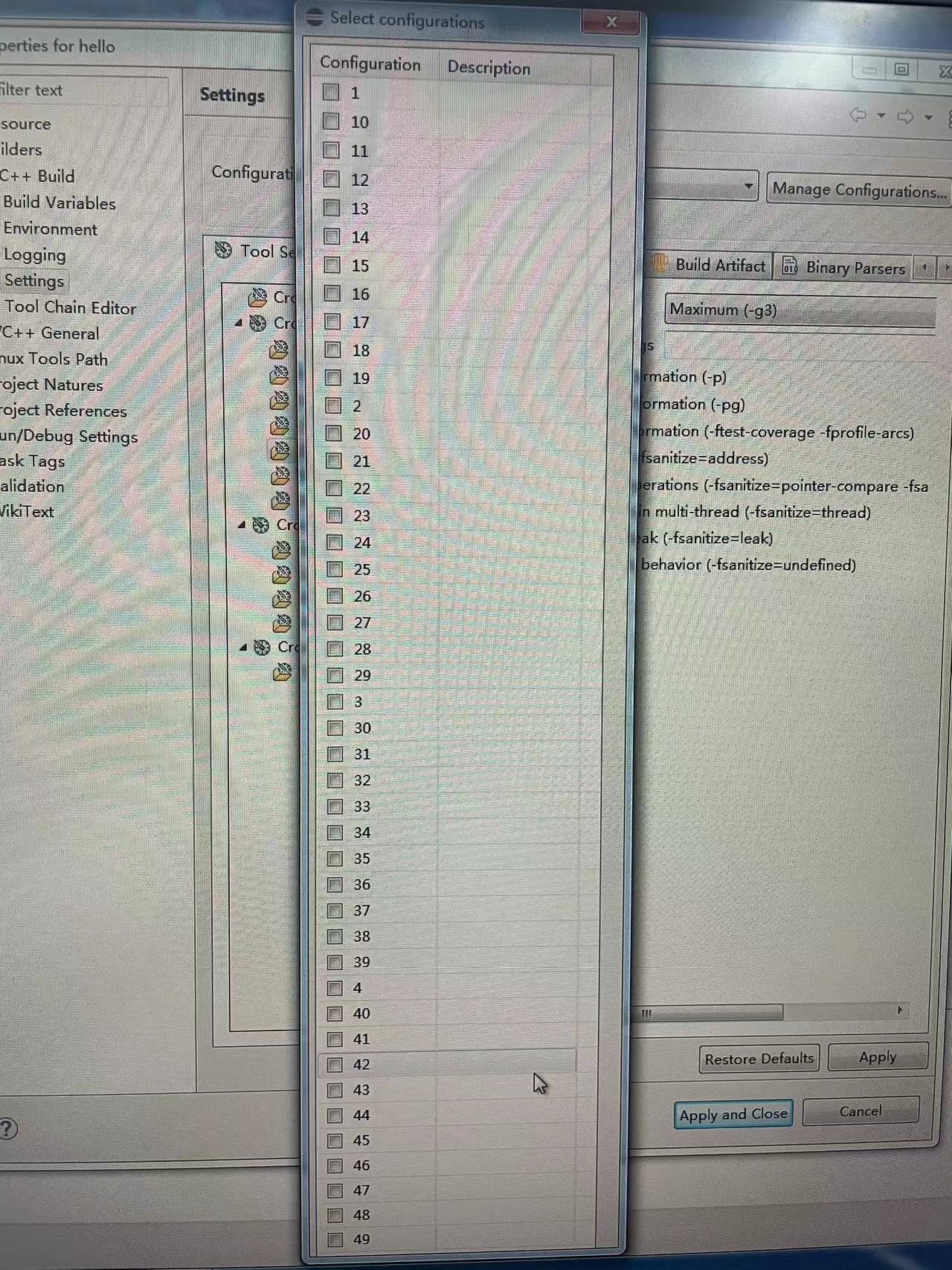 The Configuration Of The C Project Is Not Fully Displayed · Issue 240 · Eclipse Cdt Cdt · Github