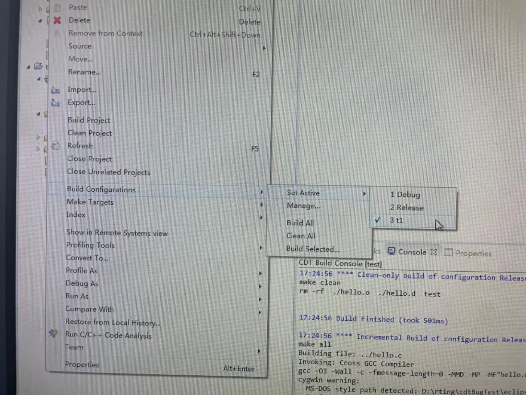 When multiple configurations are built, a build becomes a rebuild of the project. · Issue #440 ...