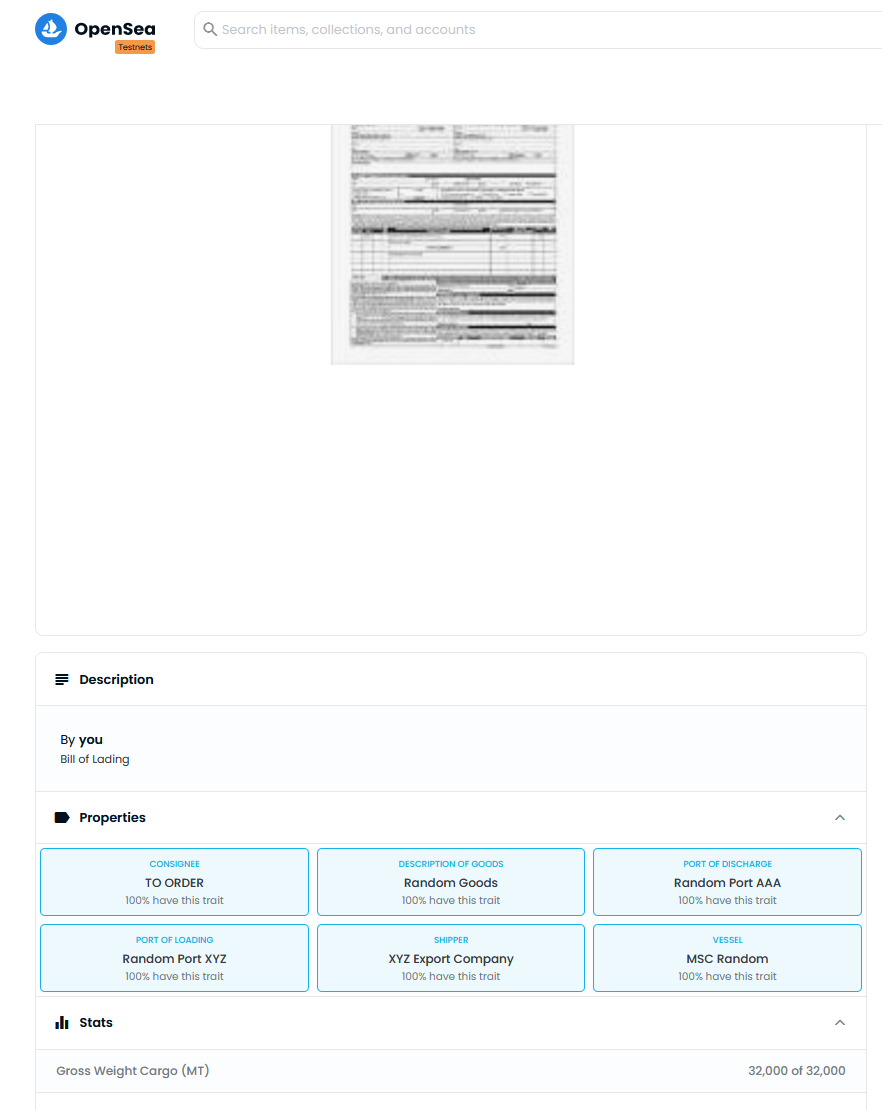 GitHub - adv100500/BLtokenization: Simple tokenization of bill of lading
