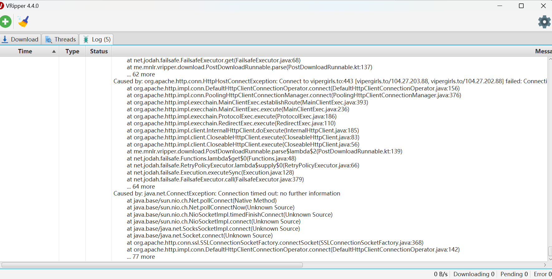 Download Error · Issue 129 · Death Clawvripper Project · Github 