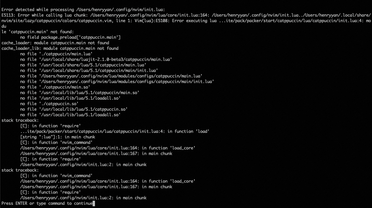Modu Le Catppuccinmain Not Found · Issue 717 · Ayamirnvimdots · Github