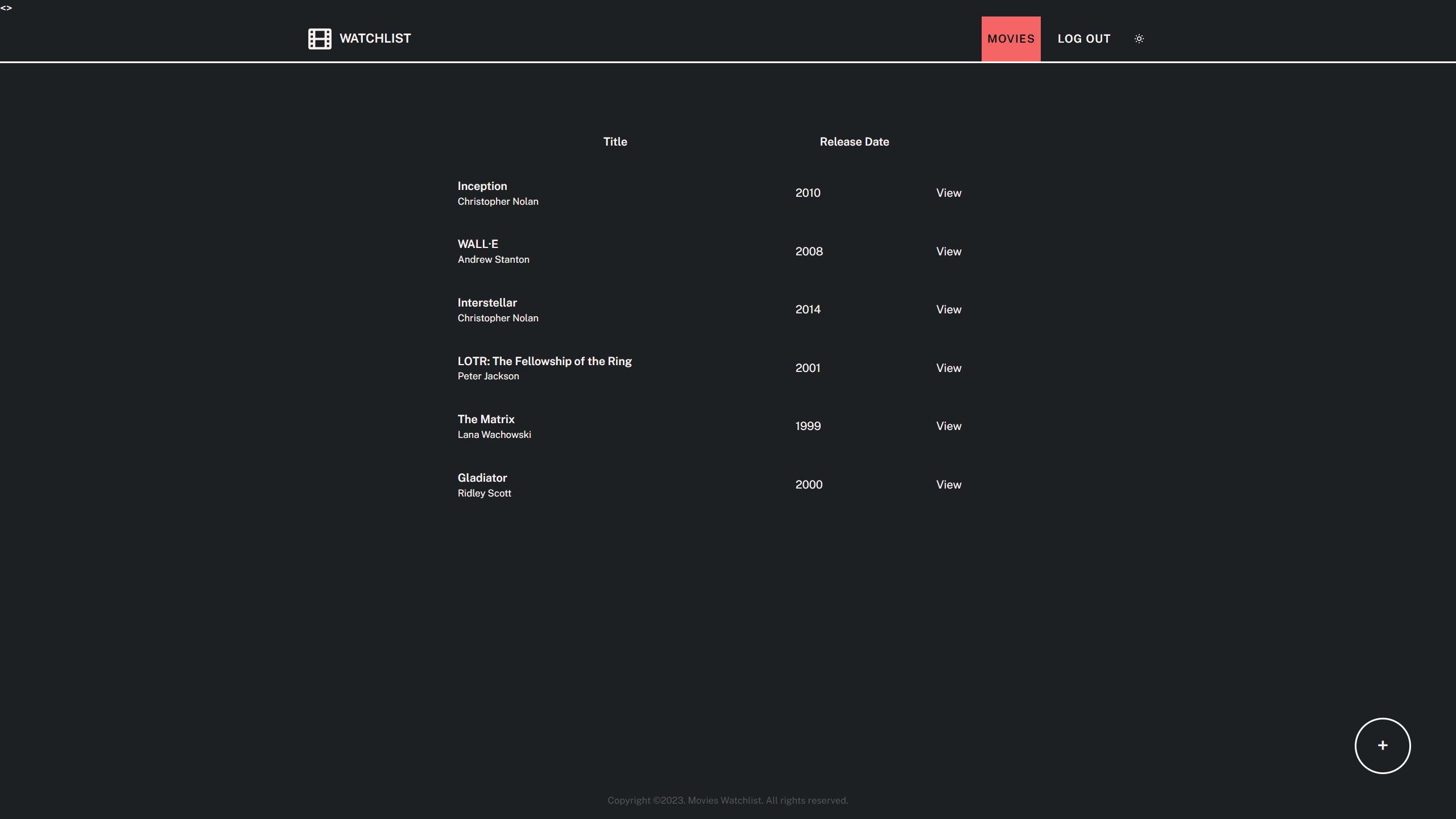 GitHub - xexraa/Movie-watchlist