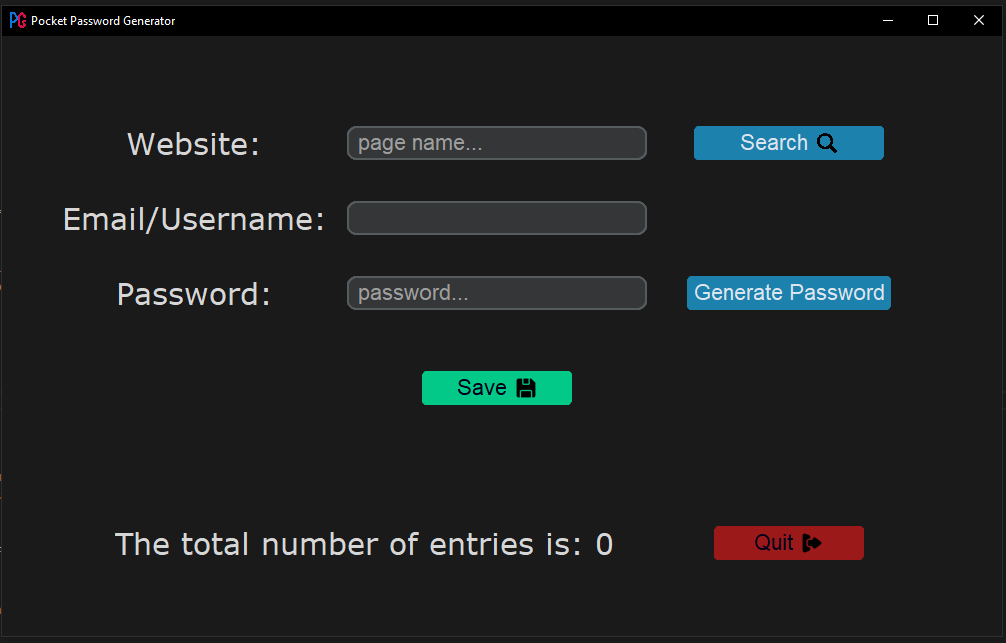 GitHub - xexraa/Pocket-Password-Generator: Pocket Password Generator