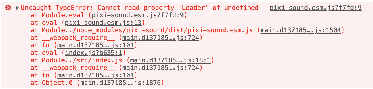 broken in pixi.js-legacy@5.0.0-rc.3 · Issue #97 · pixijs/sound · GitHub
