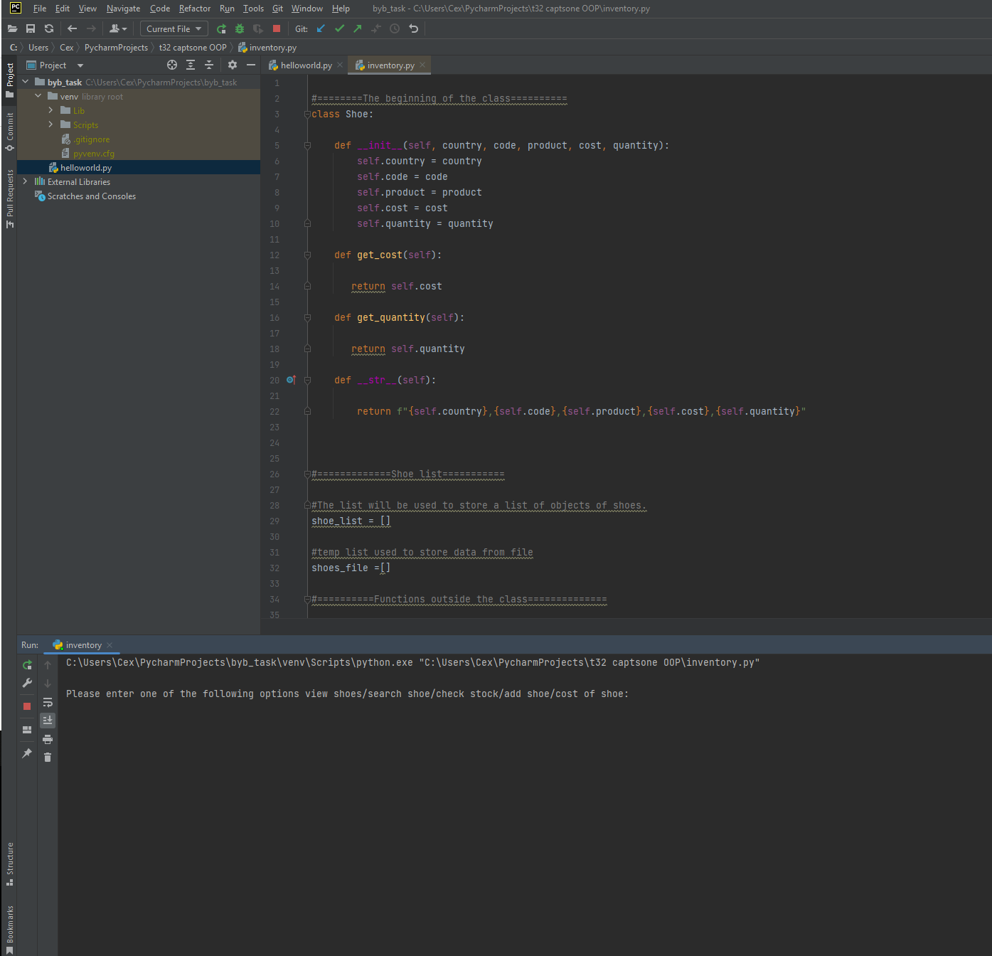 GitHub - Warrenmurdocklazar/Shoe-Warehouse: Bespoke project where I was ...