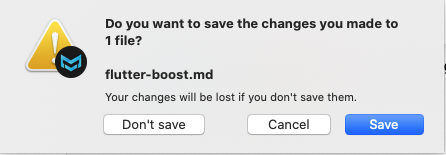 Do NOT popup a window if there's no change on a file · Issue #1986 · marktext/marktext · GitHub