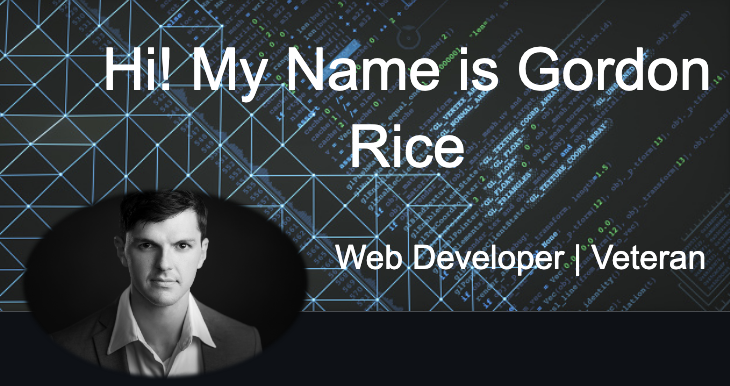 gordontrice (Gordon Rice) · GitHub