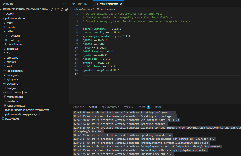 Not finding requirements.txt · Issue #2081 · microsoft/Oryx · GitHub