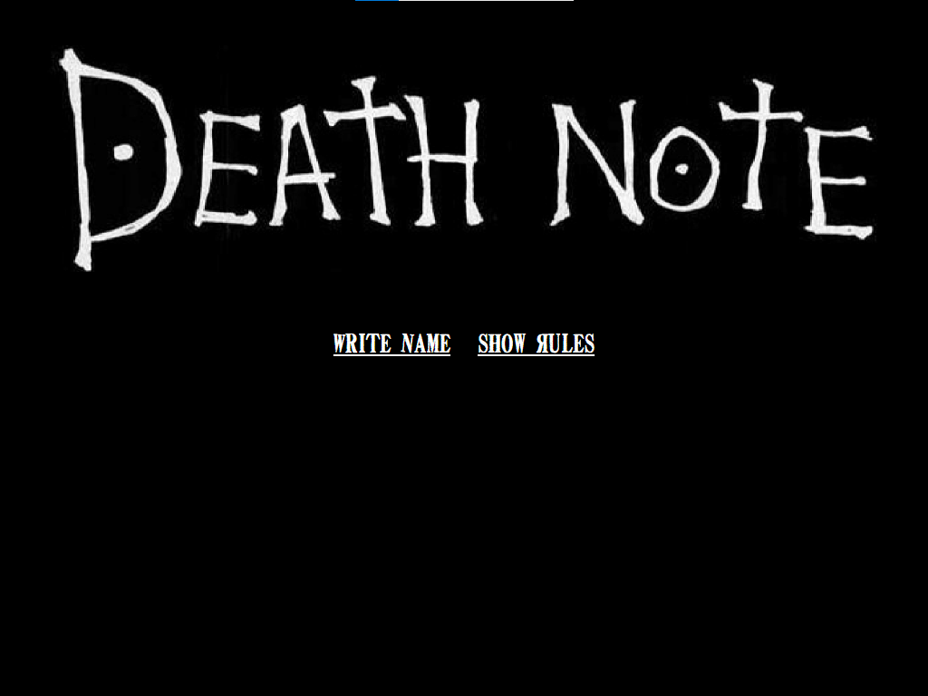 GitHub - x07b/Death-Note-App: The Death Note app is a fictional app ...