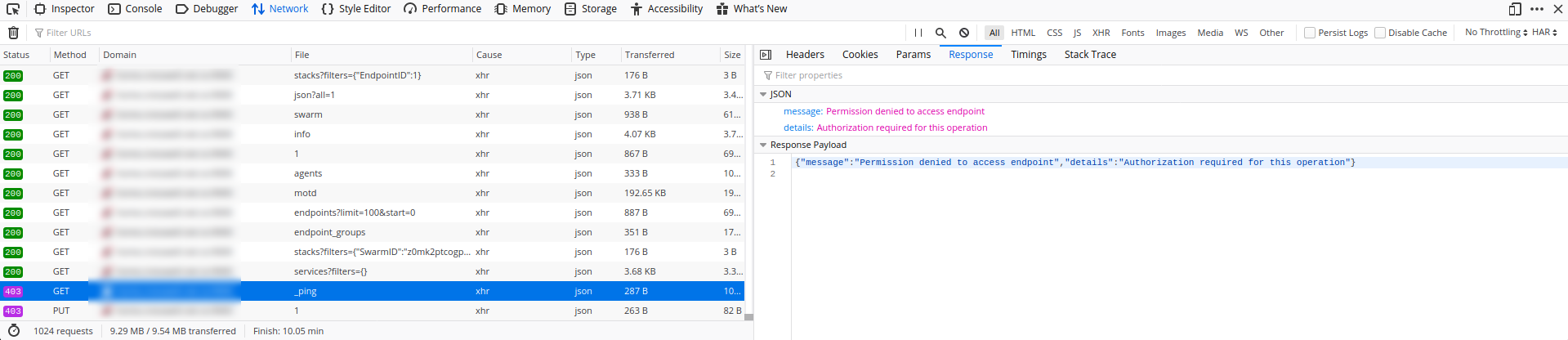 Intermittent access denied(403) affecting any requests for endpoint admin LDAP user · Issue ...