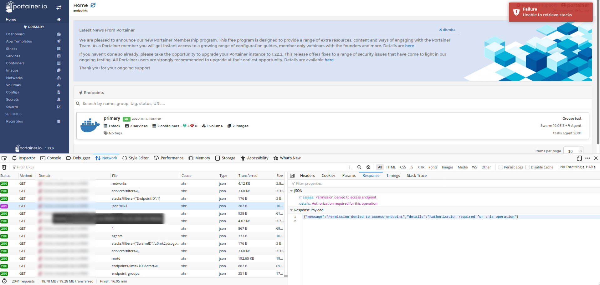 Intermittent access denied(403) affecting any requests for endpoint ...